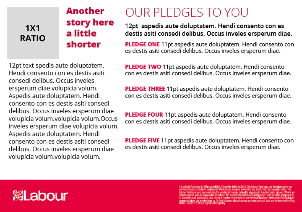 A5 Calling Card - Classic Design