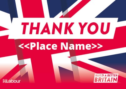 A5 Thank You Calling Card